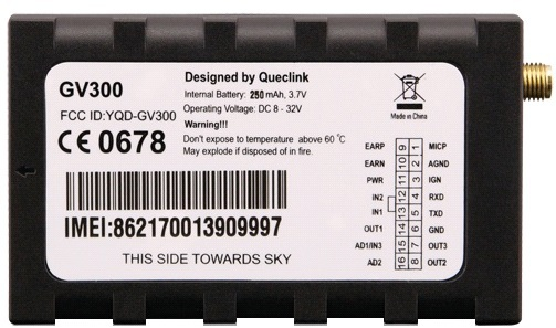 ردیاب GPS/GLONASS Queclink GV300 را برای نظارت وصل کنید - uvivion.com