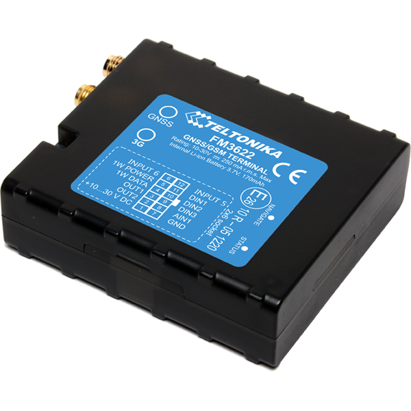 Connect GPS /GLONASS tracker Teltonika FM3622 for monitoring - uvivion.com