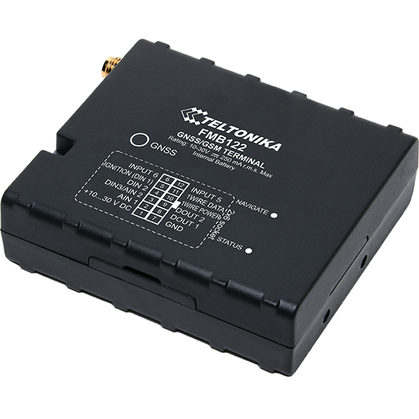 Connect GPS /GLONASS tracker Teltonika FMB122 for monitoring - uvivion.com